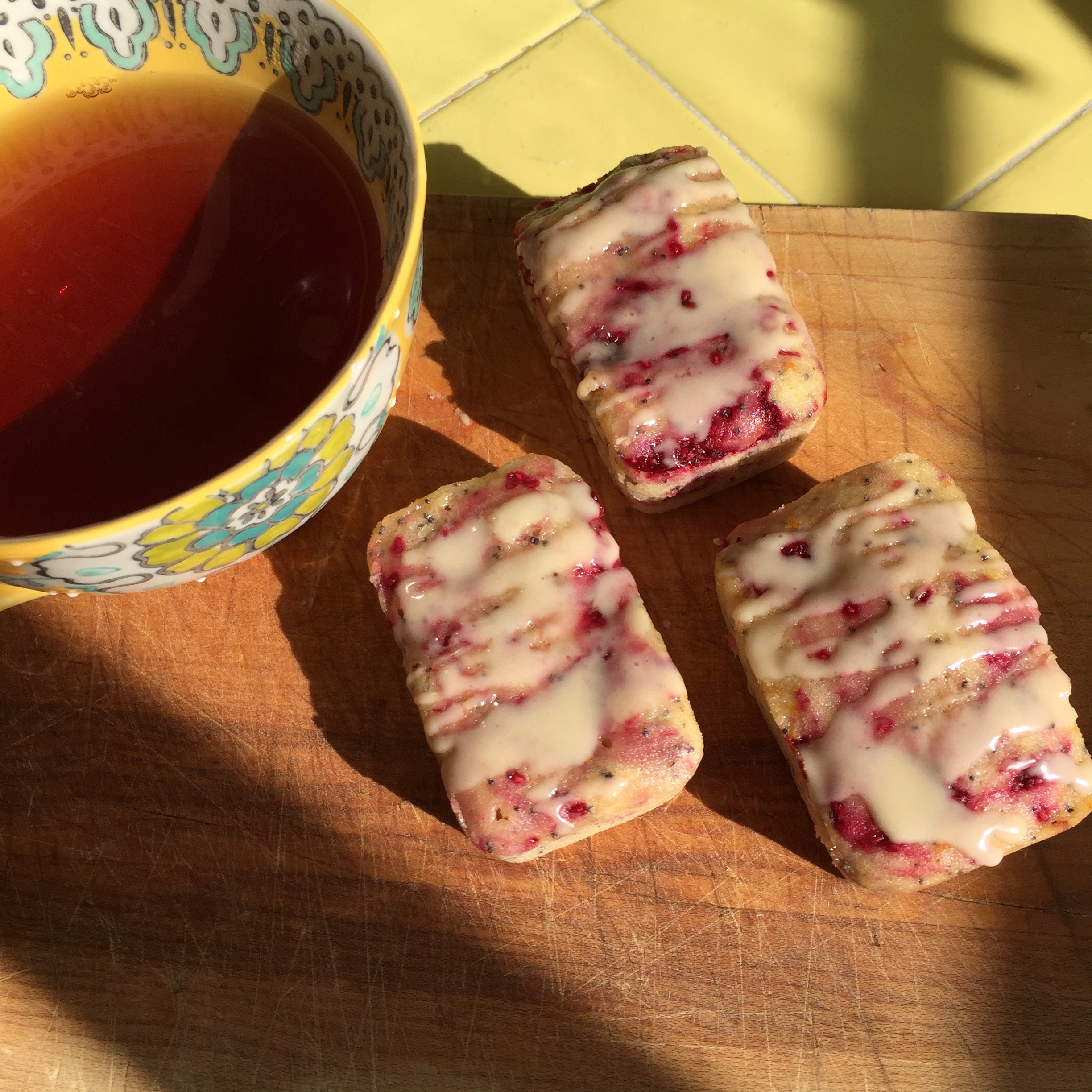 Hint of Spring Orange Raspberry Cakelets | I Brake for Bakeries